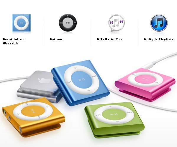 MÁY NGHE NHẠC APPLE IPOD SHUFFLE 2GB PINK-ITP_MD773ZP/A - - Siêu thị ...