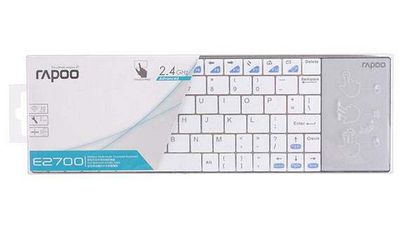 Bàn phím Rapoo E2700 màu trắng chính hãng giá tốt tại nguyenkim.com