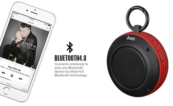 Loa Divoom Voombox Travel màu đỏ thời trang giá rẻ tại nguyenkim.com