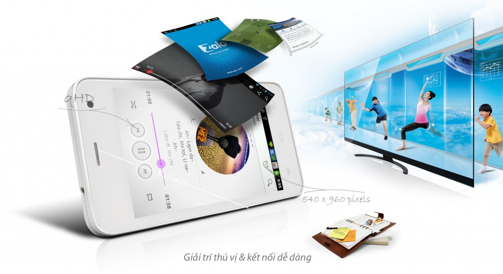 Điện thoại MobiiStar Touchbean 402M trắng 2 sim giá rẻ tại Nguyễn Kim