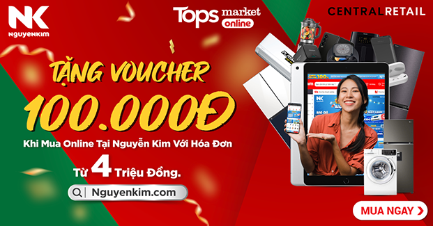 Hướng dẫn sử dụng voucher mua sắm trị giá 100.000Đ từ Tops market ...