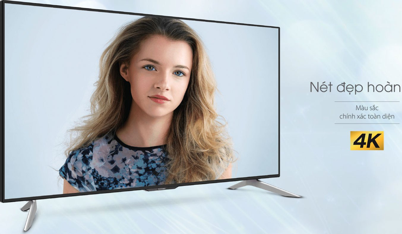 Android Tivi Sharp 60 inch LC-60UA6800X chính hãng tại Nguyễn Kim