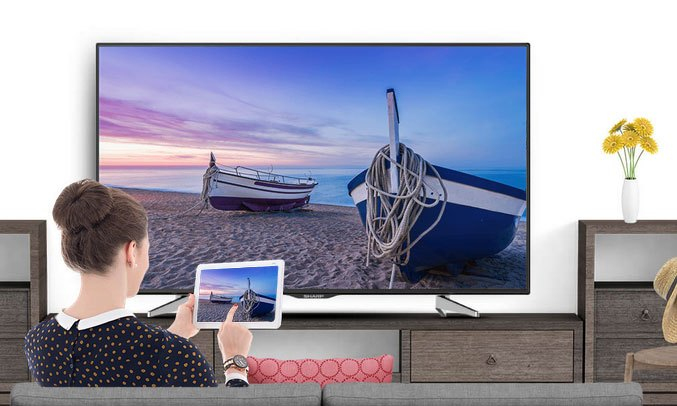 Android Tivi Sharp 60 inch LC-60UA6800X chính hãng tại Nguyễn Kim