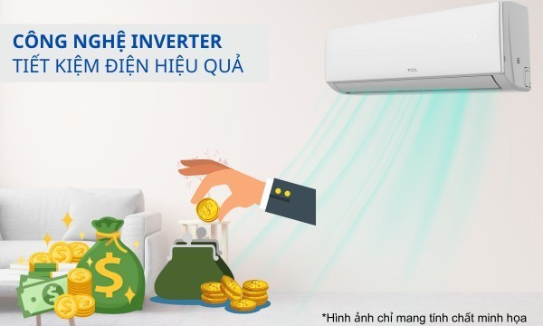 Máy Lạnh TCL Inverter 1.5 HP TAC-13CSD/XA73I Giá rẻ, Chính Hãng | Nguyễn Kim