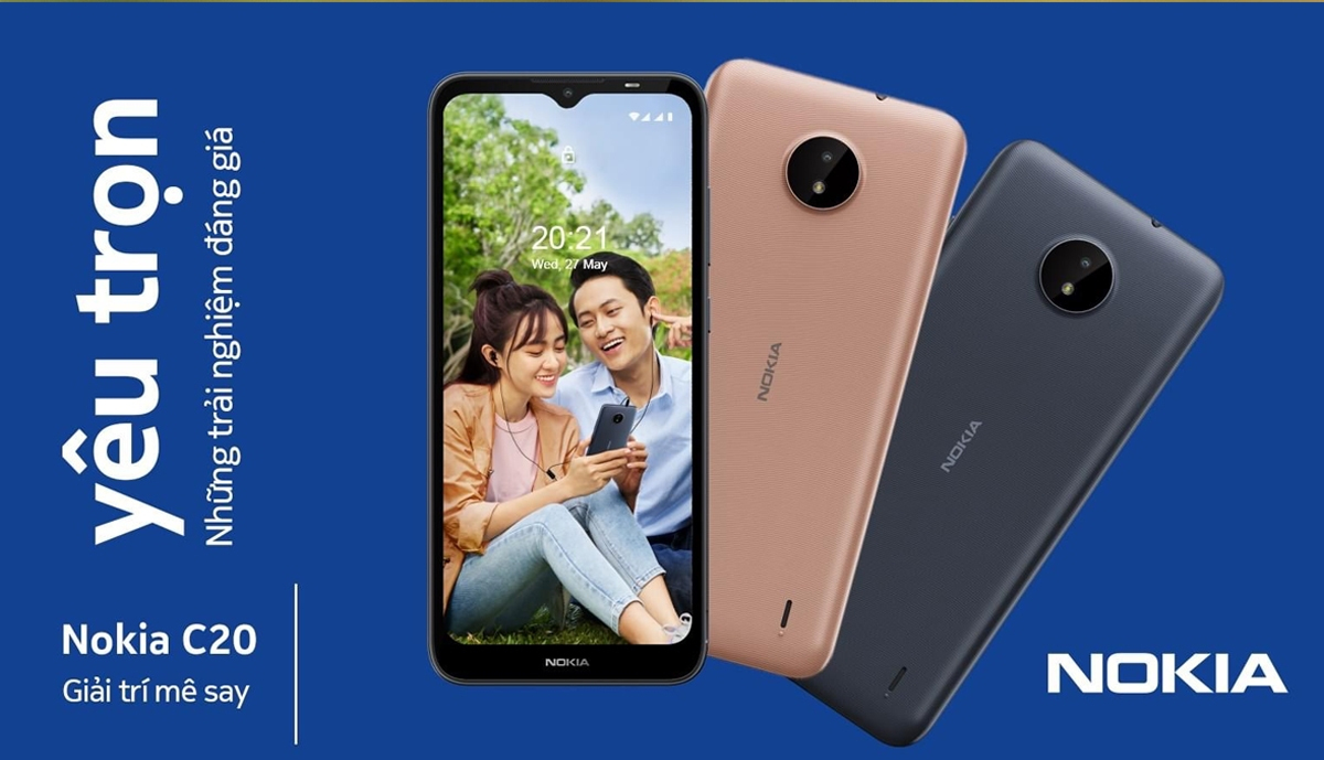 Điện Thoại Nokia C20 2GB/32GB Xanh Giá Tốt | Nguyễn Kim