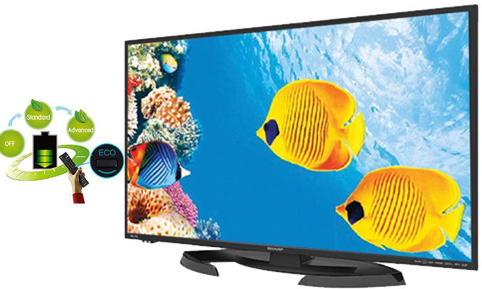 TIVI ĐÈN NỀN LED SHARP LC-40LE360D2 - - Siêu thị điện máy Nguyễn Kim