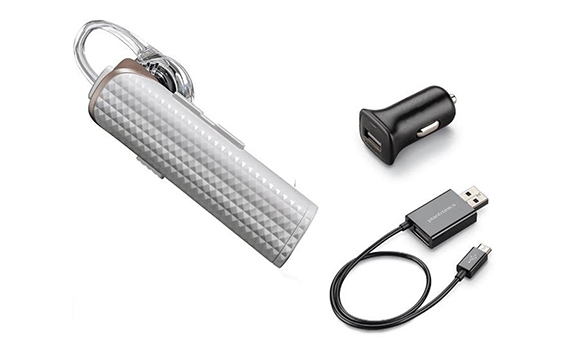 Tai nghe Bluetooth Plantronics Ex120 Frost giá rẻ tại Nguyễn Kim