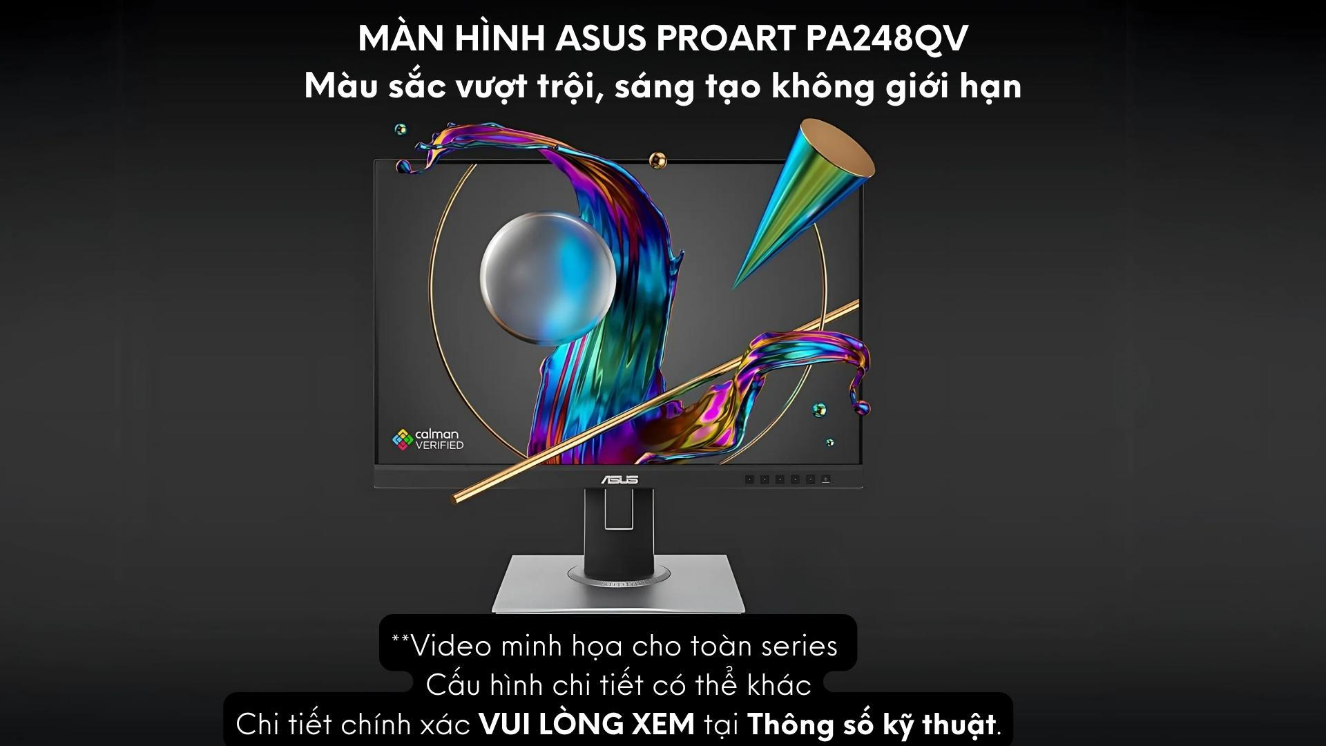 Màn Hình Asus ProArt 24 inch PA248QV Chính Hãng | Nguyễn Kim