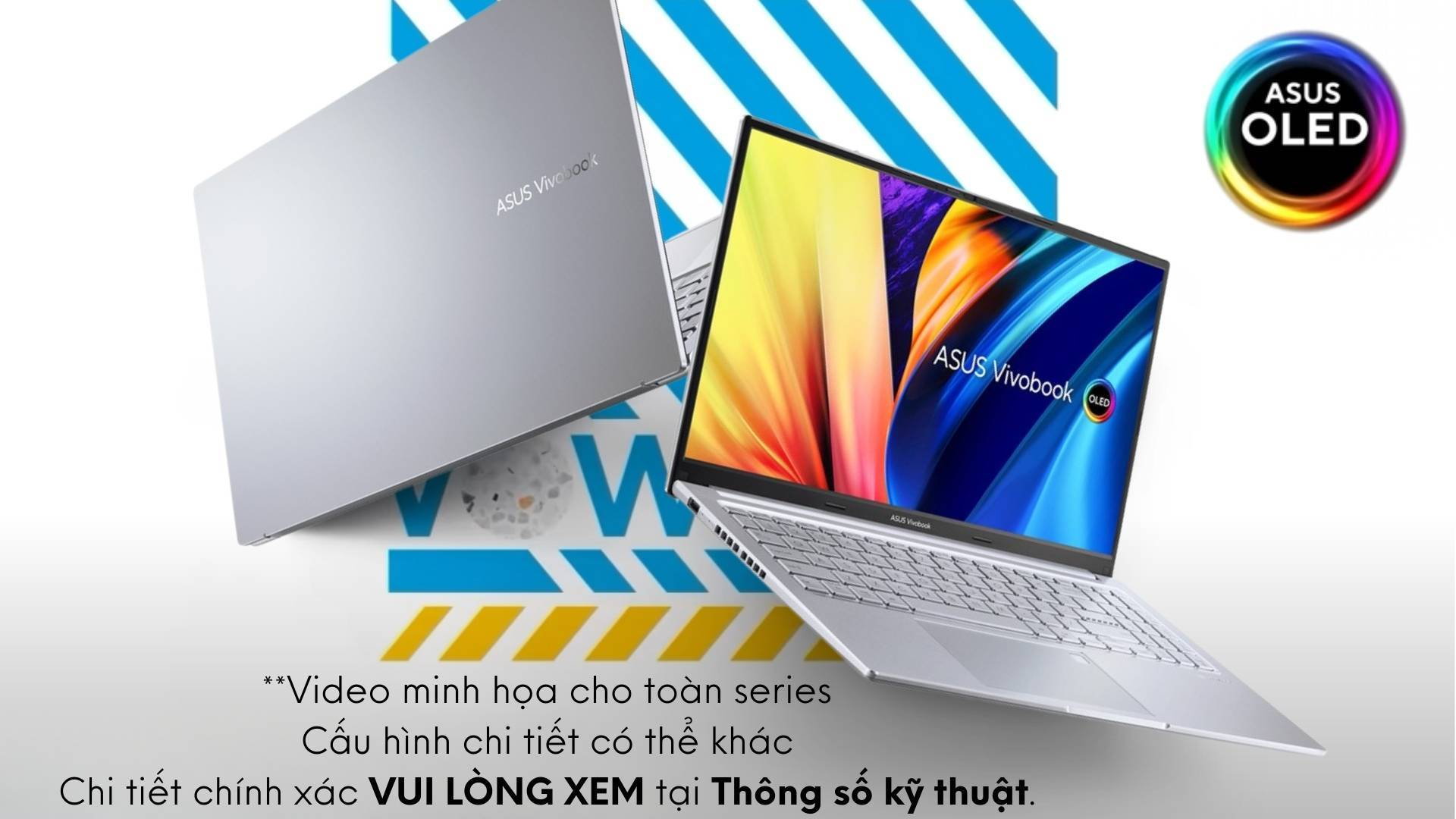 Laptop Asus Vivobook 15X OLED A1503ZA-L1421W Chính Hãng, Giá Tốt | Nguyễn Kim