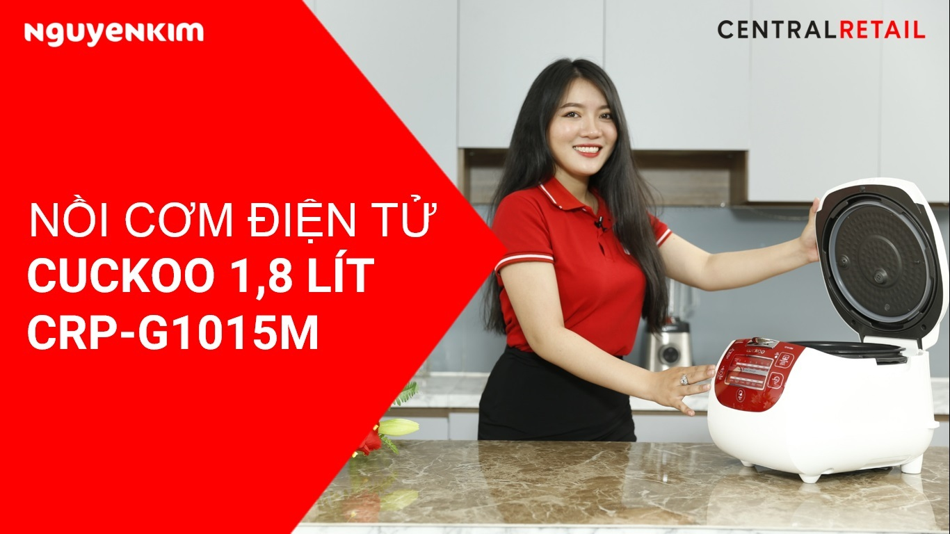 Nồi Cơm Điện Cuckoo 1.8 Lít CRP-G1015M-R | Nguyễn Kim