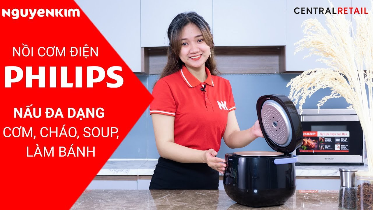 Nồi Cơm Điện Philips 0.7 Lít HD3060 Giá Tốt | Nguyễn Kim