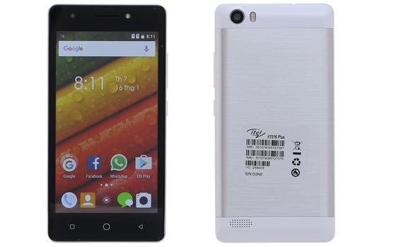 Điện thoại Itel IT1516 Plus 2 sim màu bạc giá rẻ tại Nguyễn Kim