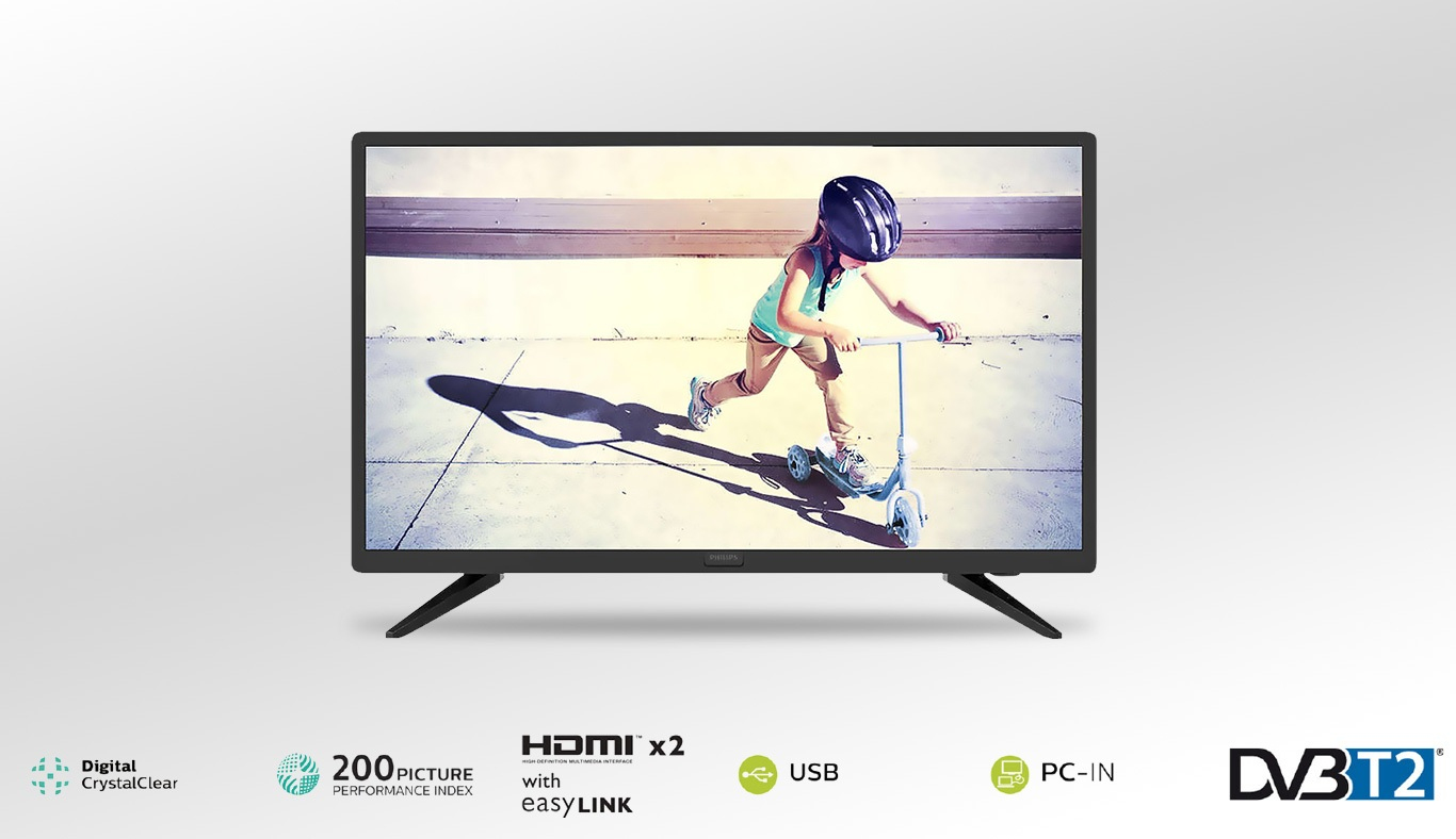 Tivi Philips 24 inch 24PHT4003S/74 Chính Hãng | Nguyễn Kim