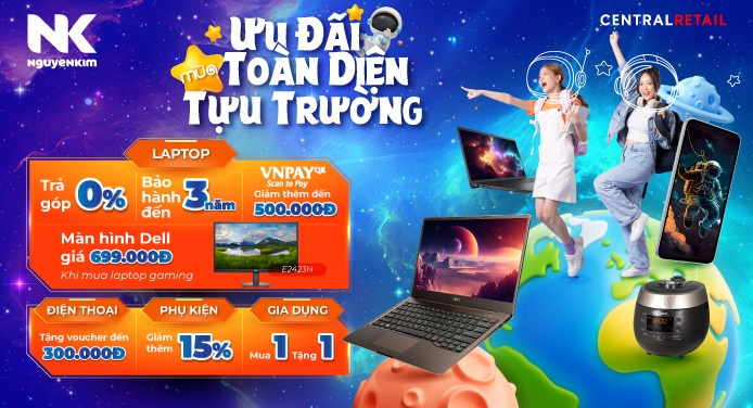 Nguyễn Kim - Siêu thị điện máy, điện lạnh giá tốt