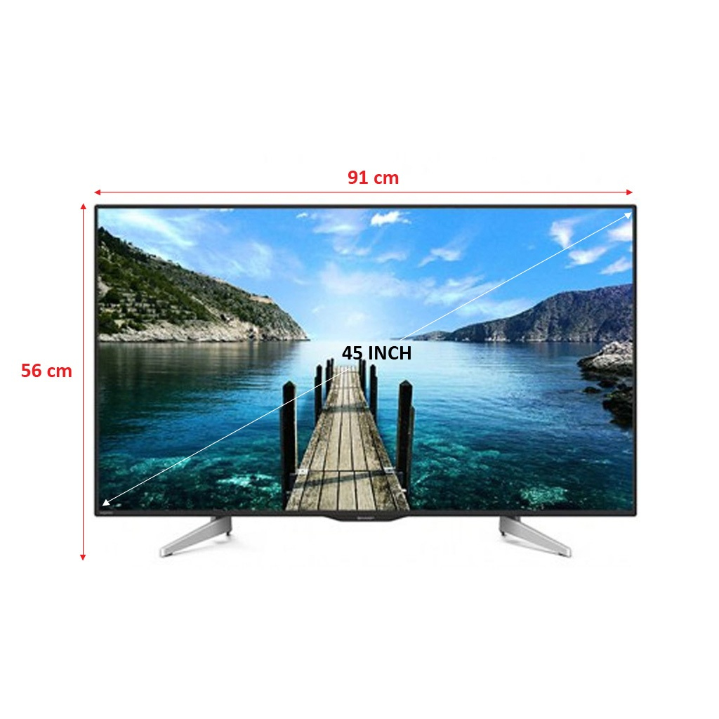 Tivi LED Sharp 45 inch LC-45LE380X chính hãng tại Nguyễn Kim