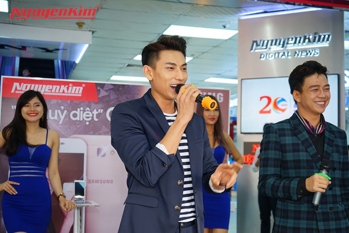 "Thái tử" Isaac "đốt cháy" sự kiện mở bán Samsung Galaxy J7 Prime tại ...