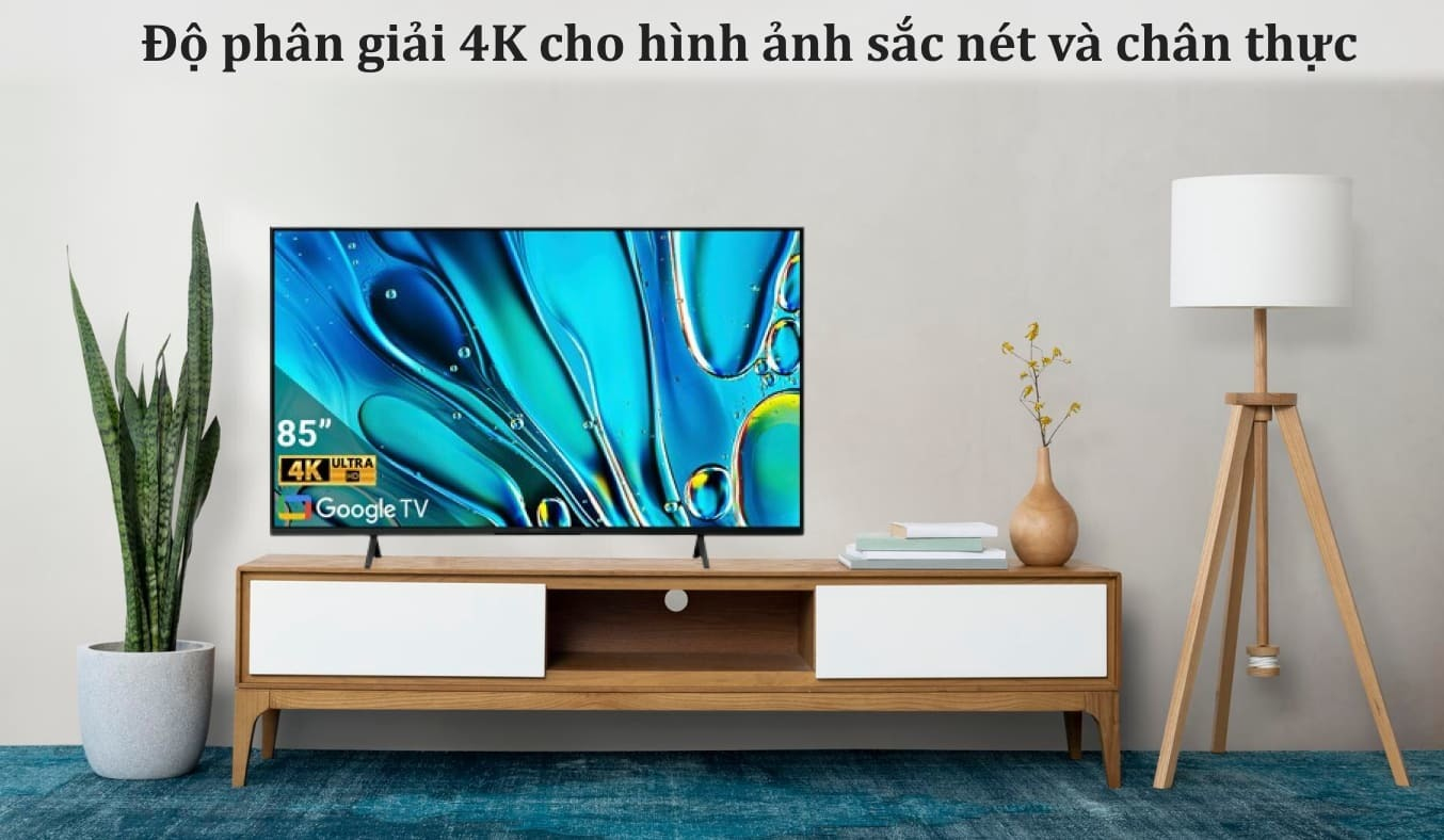 Google Tivi LED Sony 4K 85 inch K-85S30 VN3 Giá Rẻ, Chính Hãng | Nguyễn Kim