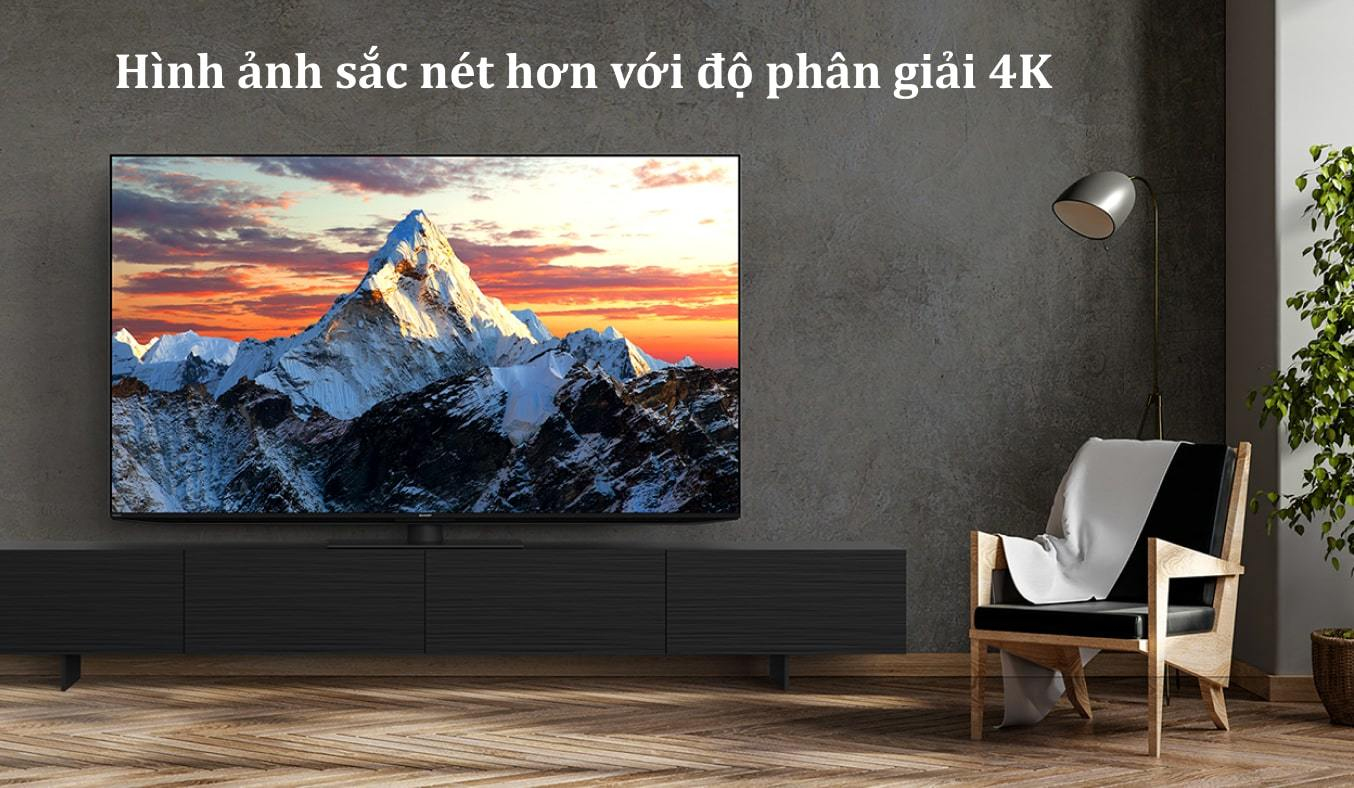 Tivi đèn nền XLED Sharp 4K 65 inch 4T-C65FV1X Giá Tốt, Chính Hãng ...