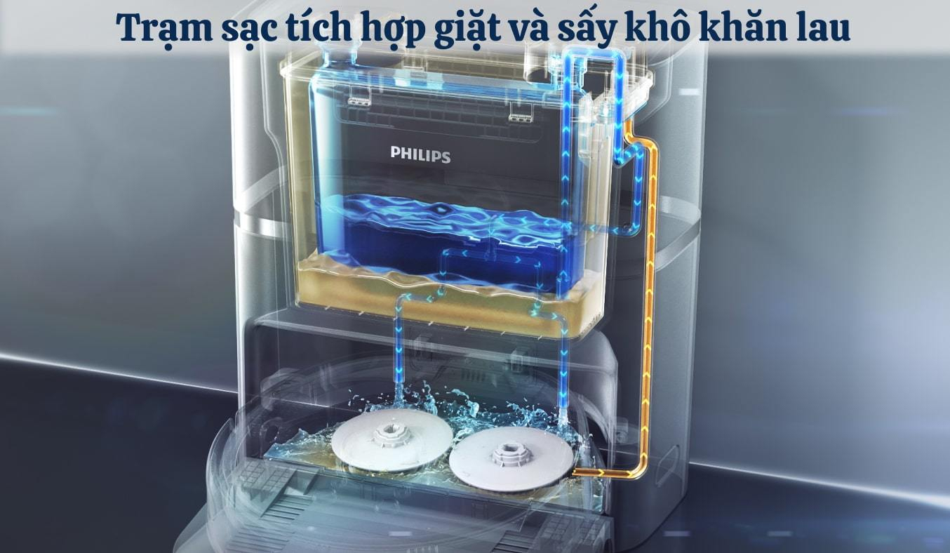 Robot hút bụi lau nhà Philips XU6500/82, Giá rẻ, Chính hãng | Nguyễn Kim