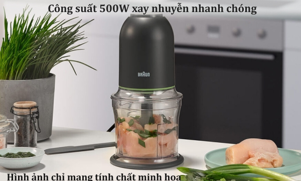 Máy xay thịt Braun CH3011BK Giá Rẻ, Chính Hãng | Nguyễn Kim