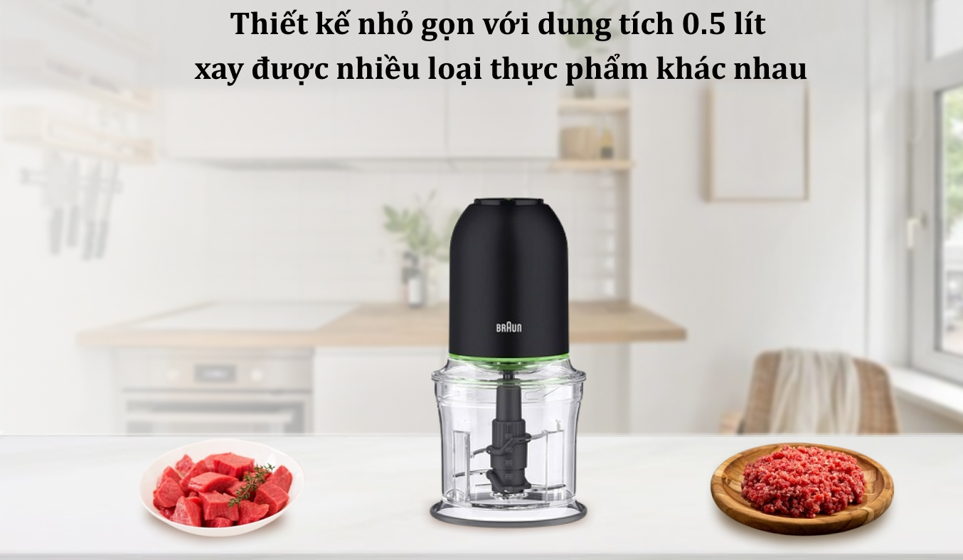 Máy xay thịt Braun CH3011BK Giá Rẻ, Chính Hãng | Nguyễn Kim