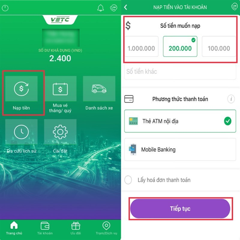6 cách nạp tiền VETC thu phí không dừng đơn giản, nhanh nhất | Nguyễn ...