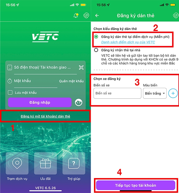 Cách đăng ký VETC thu phí không dừng đơn giản, nhanh chóng | Nguyễn Kim ...