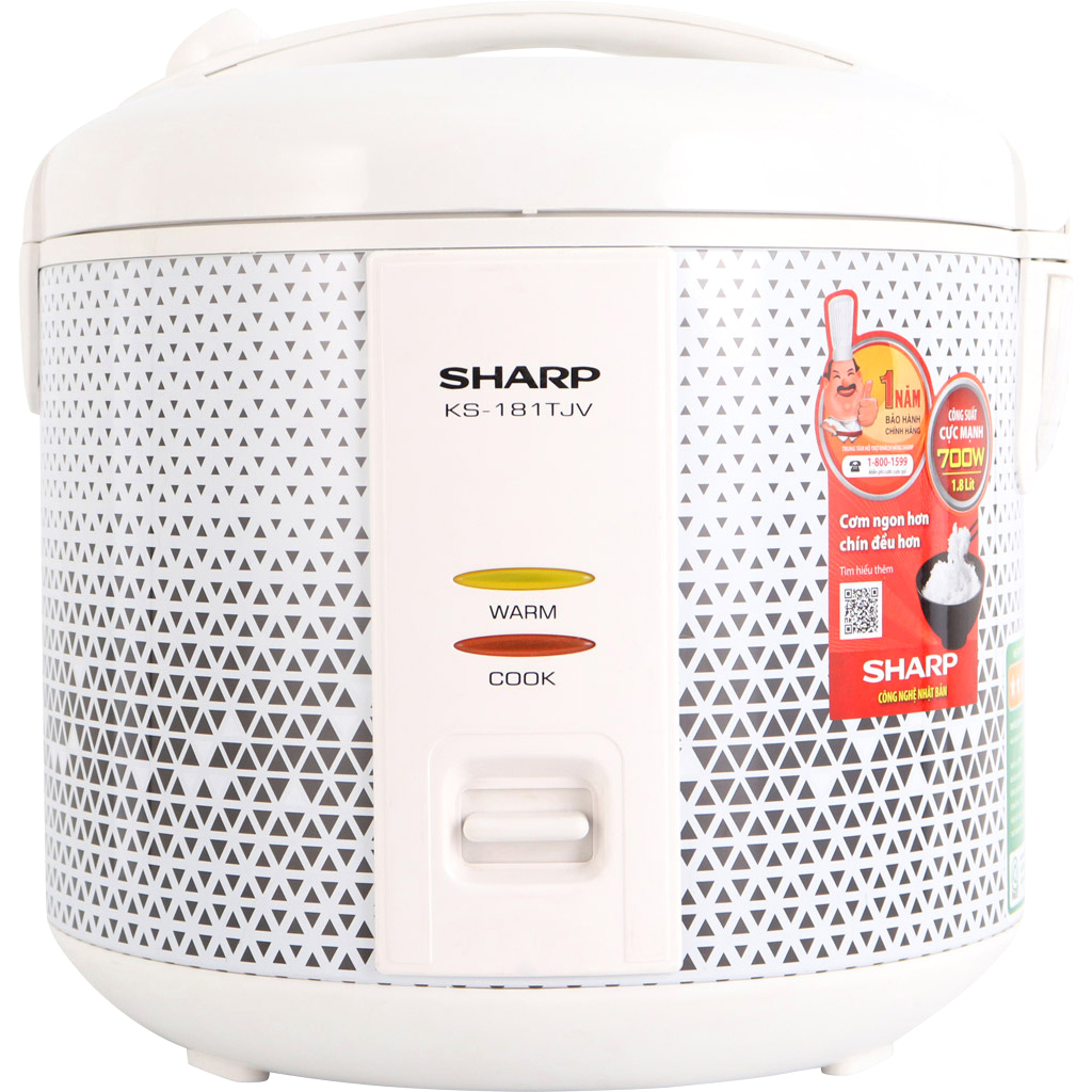 Nồi Cơm Điện Sharp 1.8 Lít KS-181TJV Giá Tốt | Nguyễn Kim