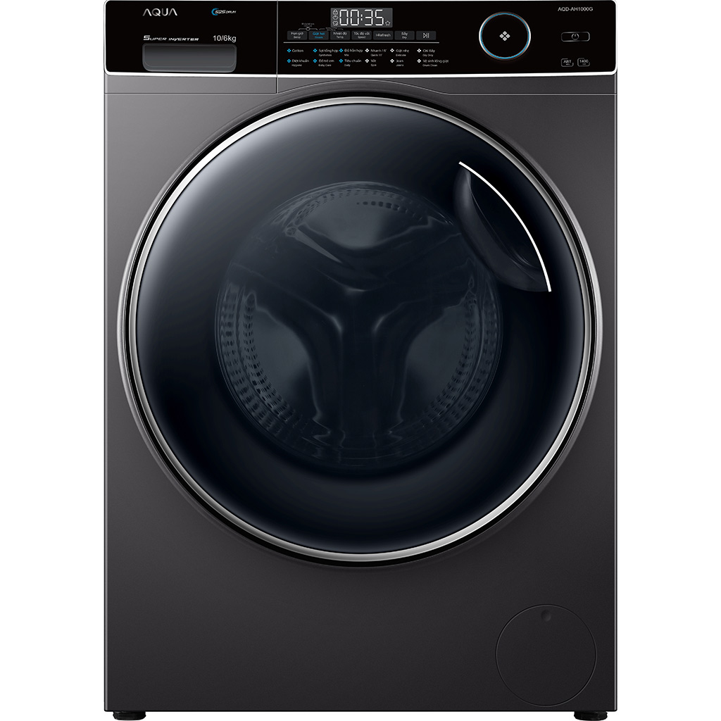 Máy giặt sấy Aqua 10 kg AQD-AH1000G.PS Giá Rẻ, Chính Hãng | Nguyễn Kim