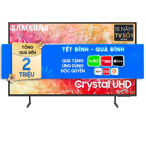 Smart Tivi Samsung 4K 55 inch UA55DU7700, Giá Rẻ, Chính Hãng | Nguyễn Kim