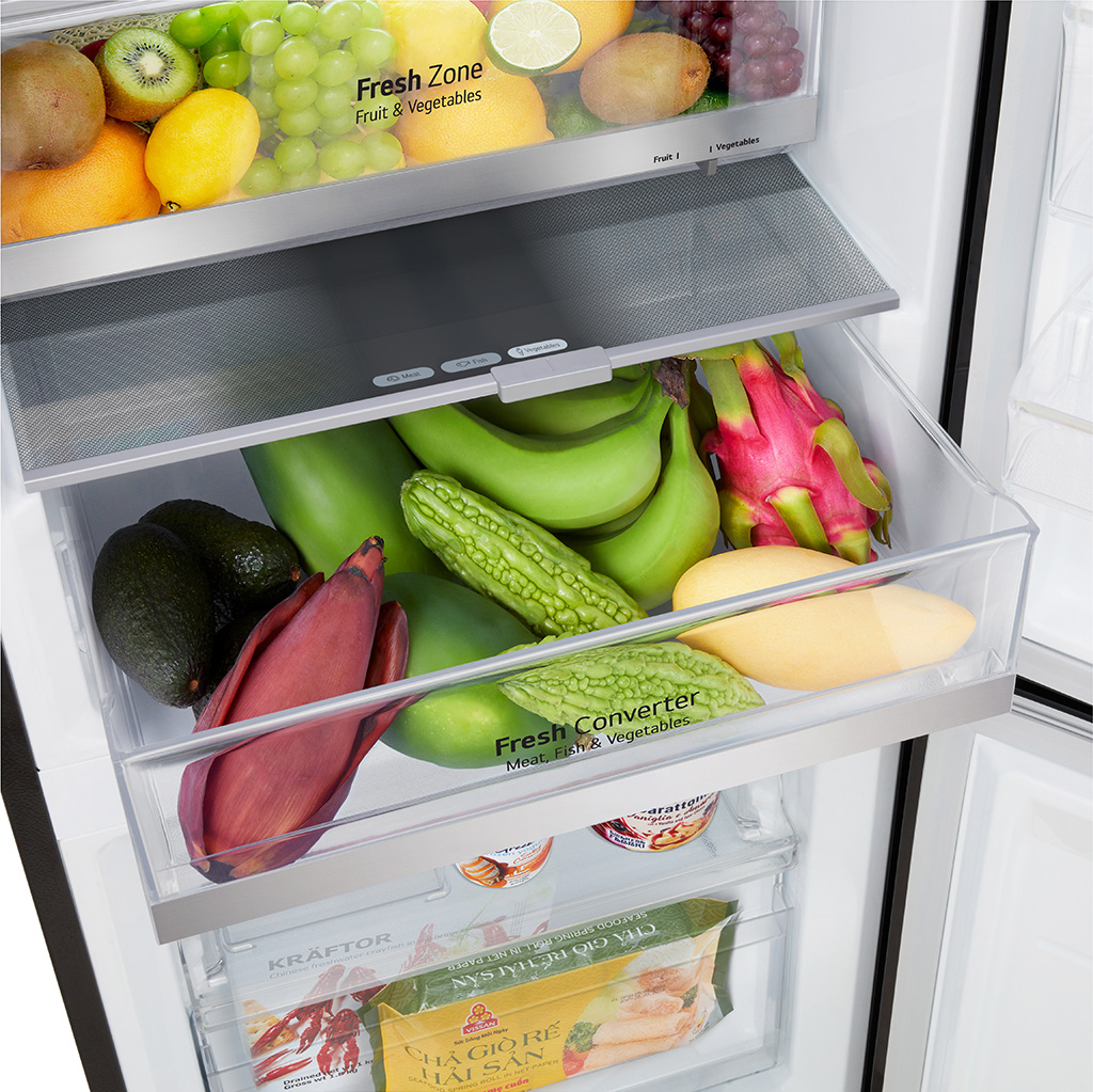 Tủ Lạnh LG Inverter 332 Lít LBD33BLMA Giá Tốt, Chính Hãng