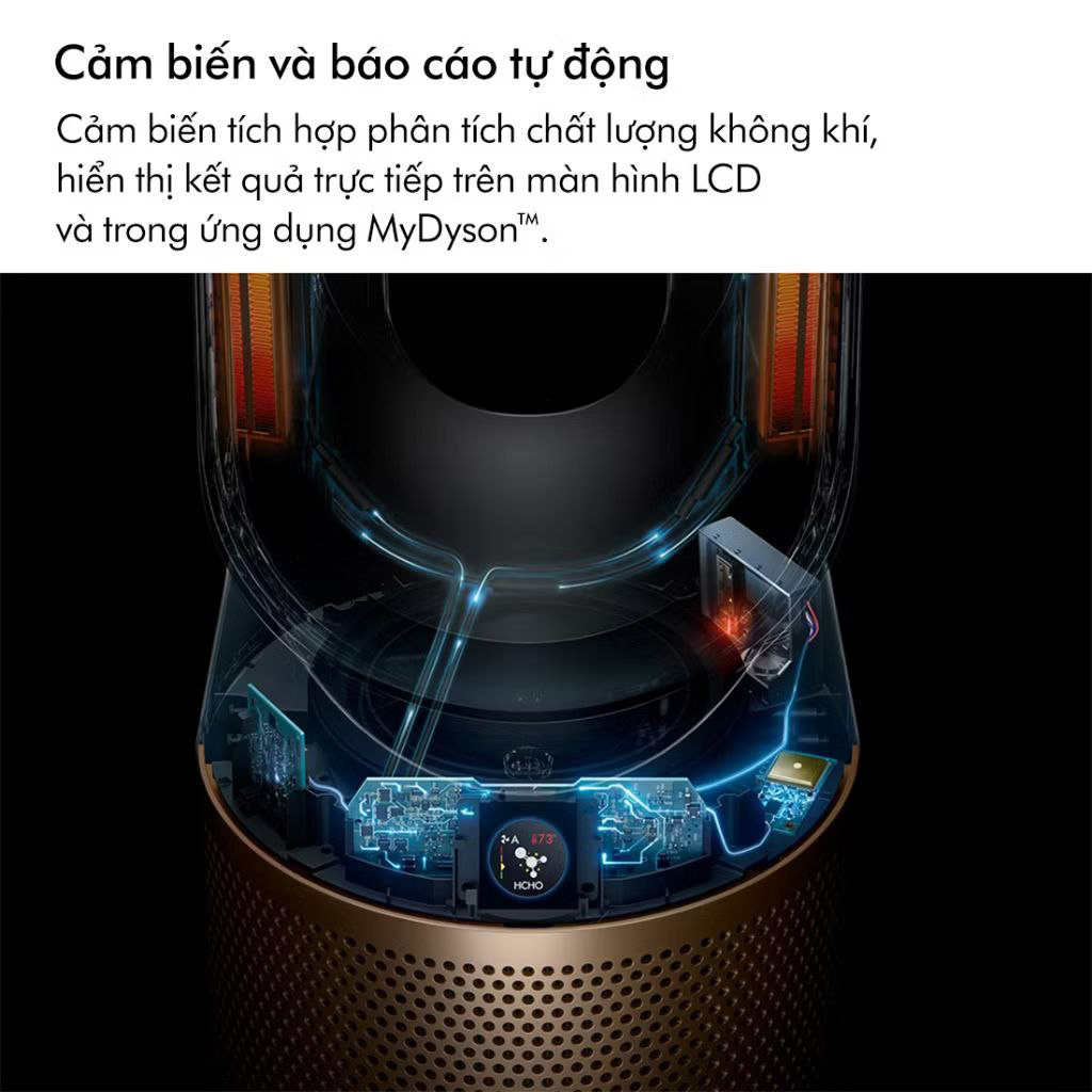 Máy lọc không khí kết hợp sưởi Dyson HP12 K-carbon Wh/Gd Chính Hãng ...