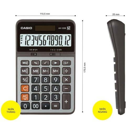 Máy tính Casio AX120B chính hãng, giá tốt | nguyenkim.com
