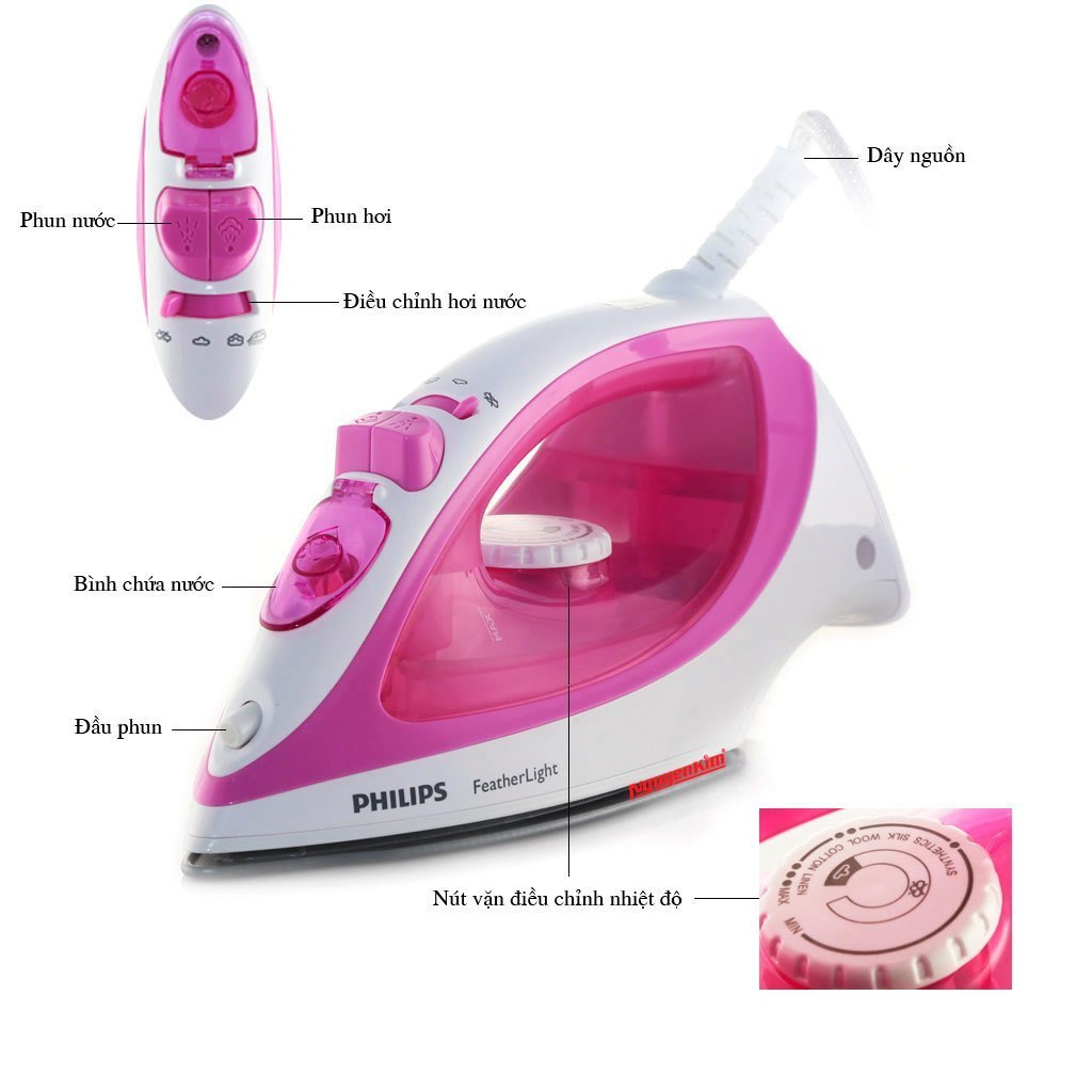 Bàn ủi Philips GC1418 chính hãng, giá tốt tại Nguyễn Kim