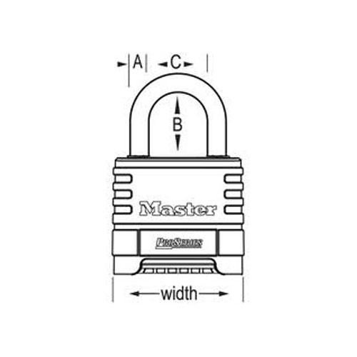 KHÓA MÓC MỞ SỐ MASTER LOCK 57MM - 1174D - Master Lock - Ổ Khóa - Công ...