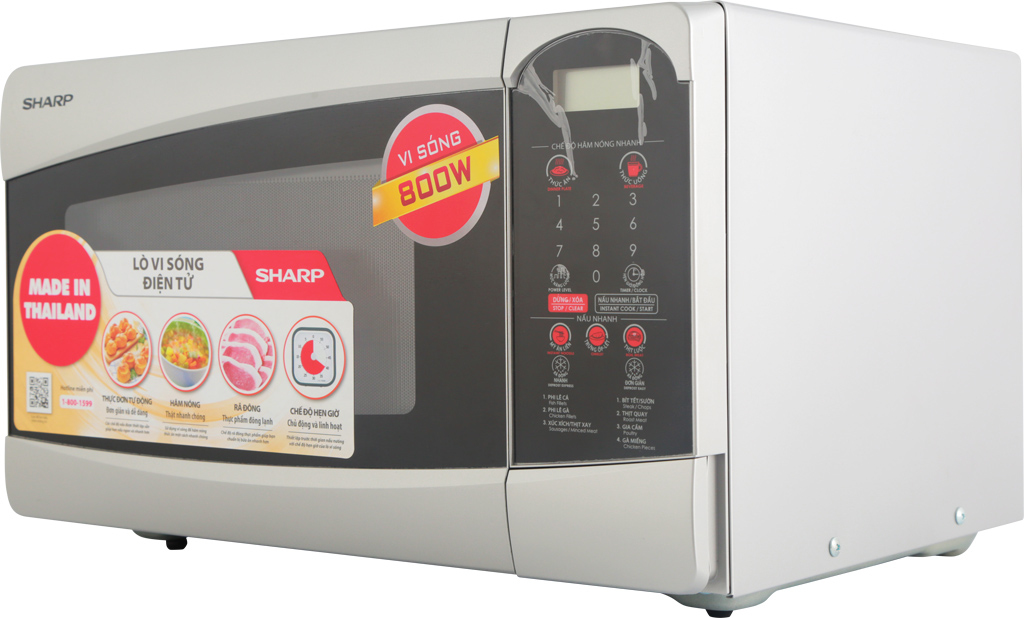 Lò Vi Sóng Sharp 22 Lít R-25D1(S)VN Giá Tốt | Nguyễn Kim