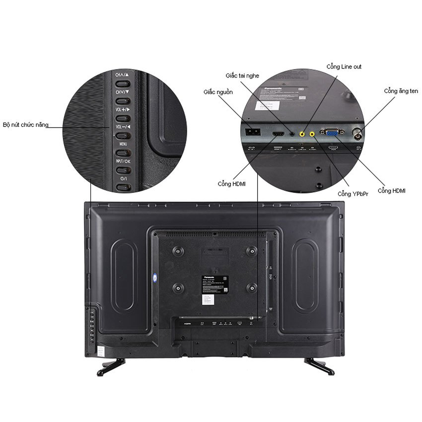 Tivi LCD Panasonic TH-32C300V 32 inches giá tốt tại nguyenkim.com