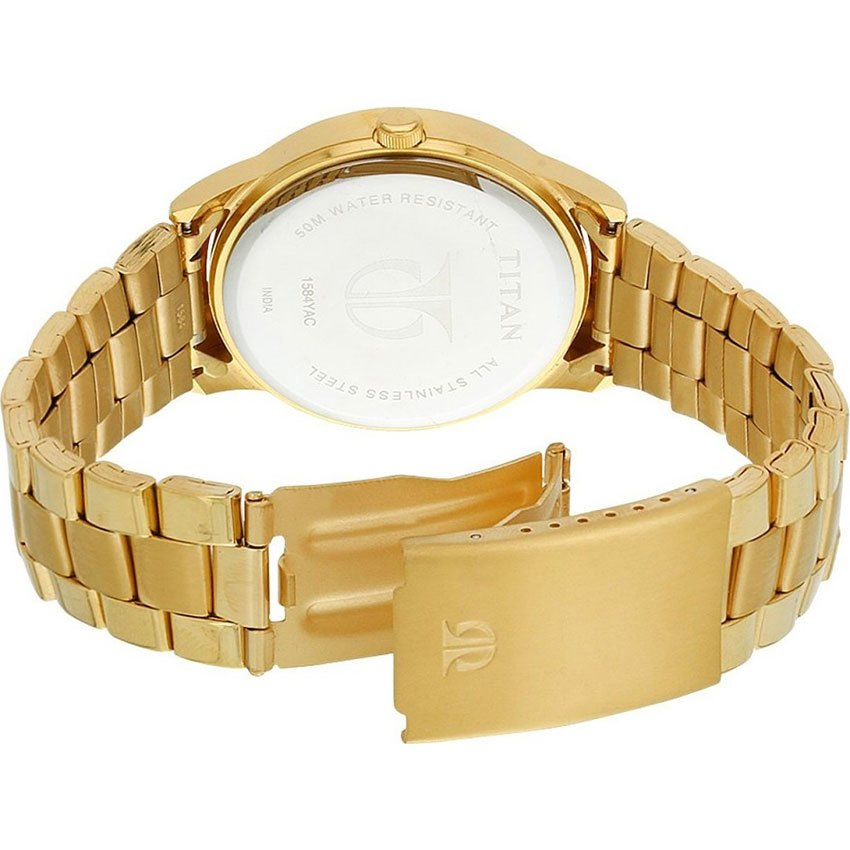 Đồng hồ đeo tay Titan 1584YM01 bền đẹp giá rẻ tại Nguyễn Kim