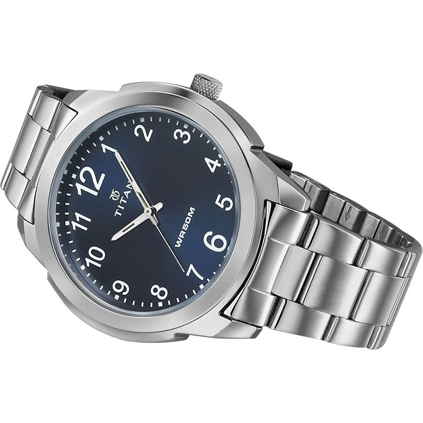 Đồng hồ đeo tay Titan 1585SM05 bền đẹp giá rẻ tại Nguyễn Kim