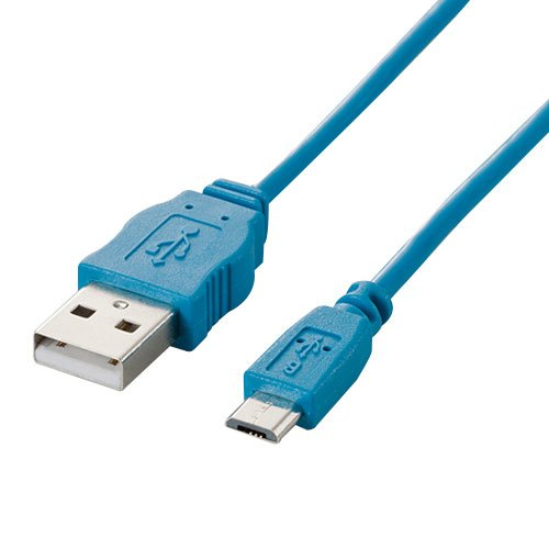Dây cáp Micro USB Elecom MPA-AMBCL12 màu xanh tại nguyenkim.com