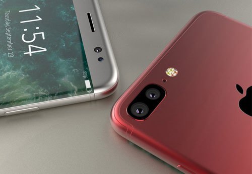 "Nghiêng ngả" trước sự quyến rũ của concept iPhone 8 Edge màu đỏ ...