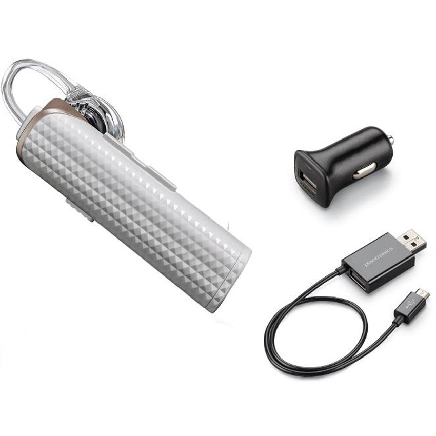 Tai nghe Bluetooth Plantronics Ex120 Frost giá rẻ tại Nguyễn Kim