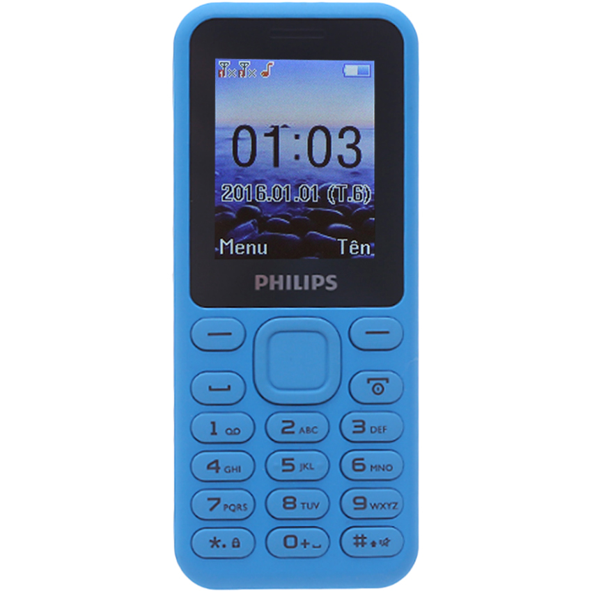 Philips E105 xanh duong chính hãng, giá tốt | nguyenkim.com