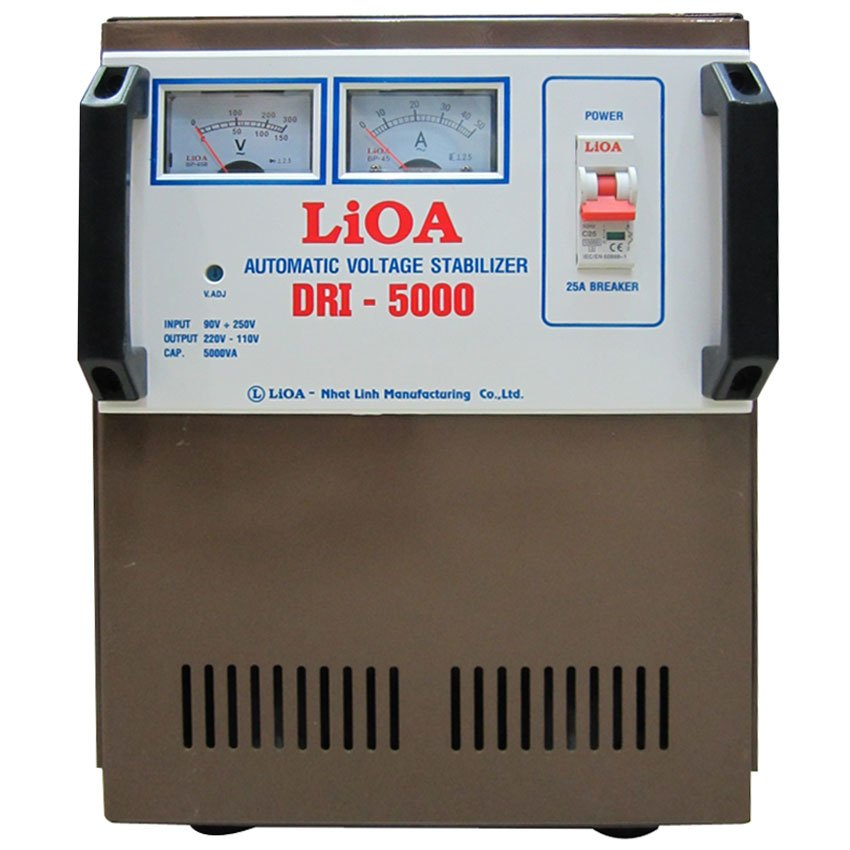 Ổn áp Lioa 1P DRI-5KVA - DRI-5000 chính hãng | nguyenkim.com