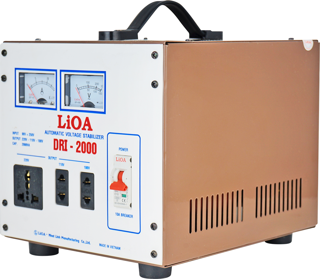 Ổn áp Lioa 1P DRI-2KVA - DRI-2000 chính hãng | nguyenkim.com