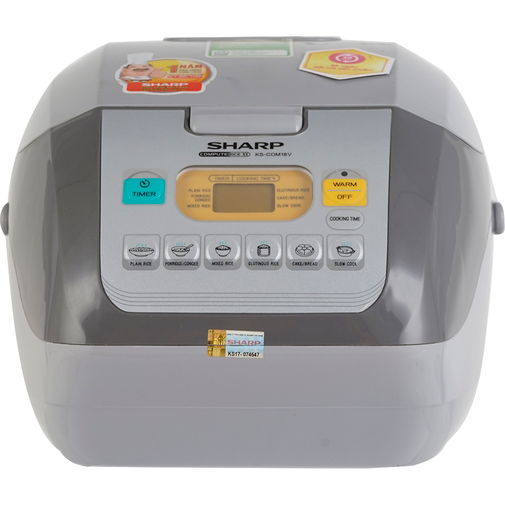 Nồi Cơm Điện Sharp 1.8 Lít KS-COM18V | Nguyễn Kim