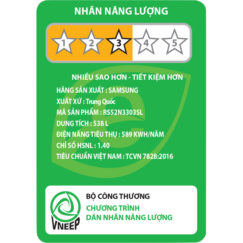 Tủ lạnh Samsung SBS RS52N3303SL giá hấp dẫn tại Nguyễn Kim