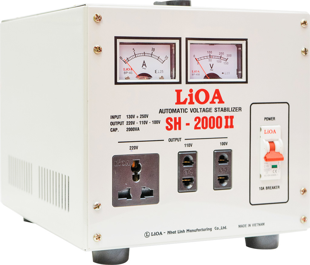 Ổn áp Lioa 1P SH-2KVA II SH-2000II giá ưu đãi tại Nguyễn Kim