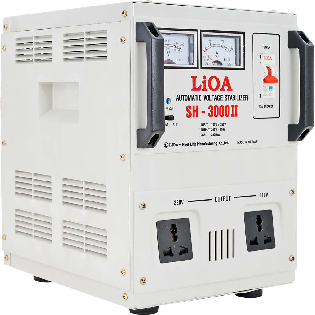 Ổn áp Lioa 1P SH-3KVA II SH-3000II giá rẻ tại Nguyễn Kim