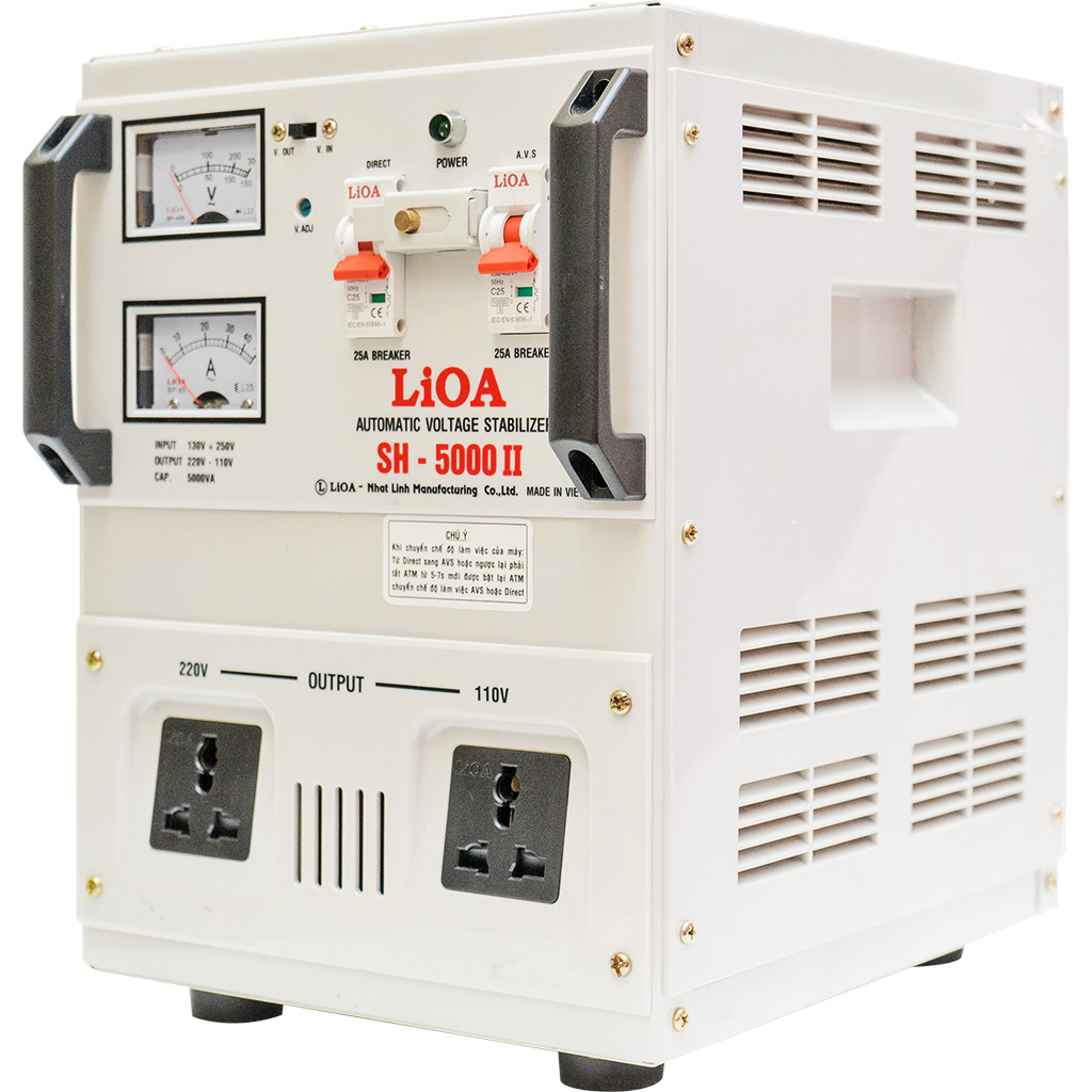 Ổn áp Lioa 1P SH-5KVA II SH-5000II giá tốt tại Nguyễn Kim